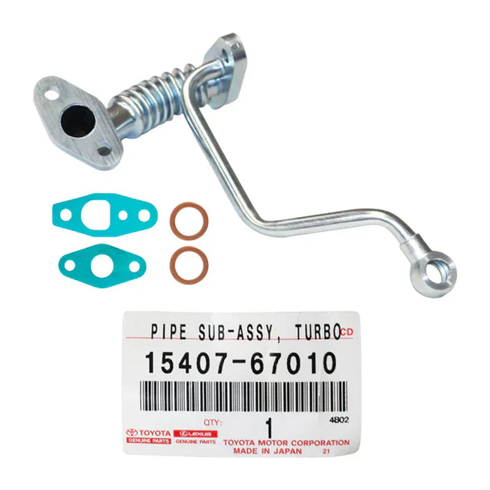 Genuine Turbo Charger Oil Pipes For Toyota Hilux 1KZ-TE 3.0L — Turbo Pros