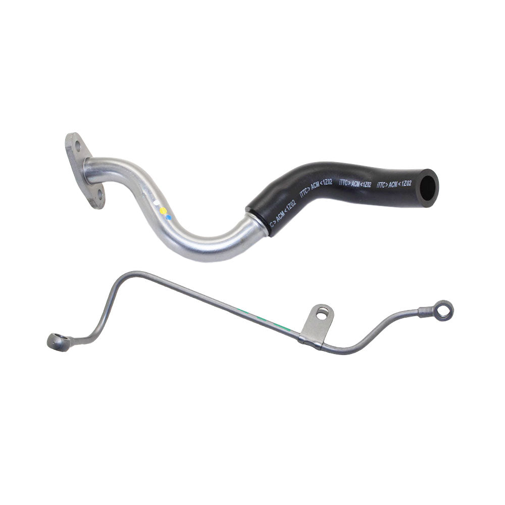 Turbo Charger Oil Feed, Return Pipe & Return Hose For Mitsubishi Chall ...