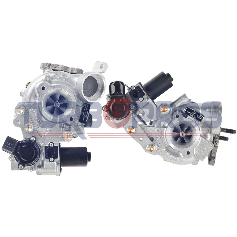 Genuine Twin Turbo Charger RHV4 For Toyota LandCruiser 200 Series 1VD ...