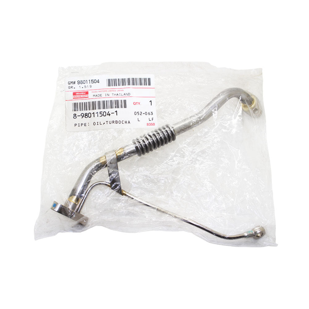 Genuine Turbo Charger Oil Feed & Return Pipe For Isuzu D-Max 4JJ1 3.0L ...