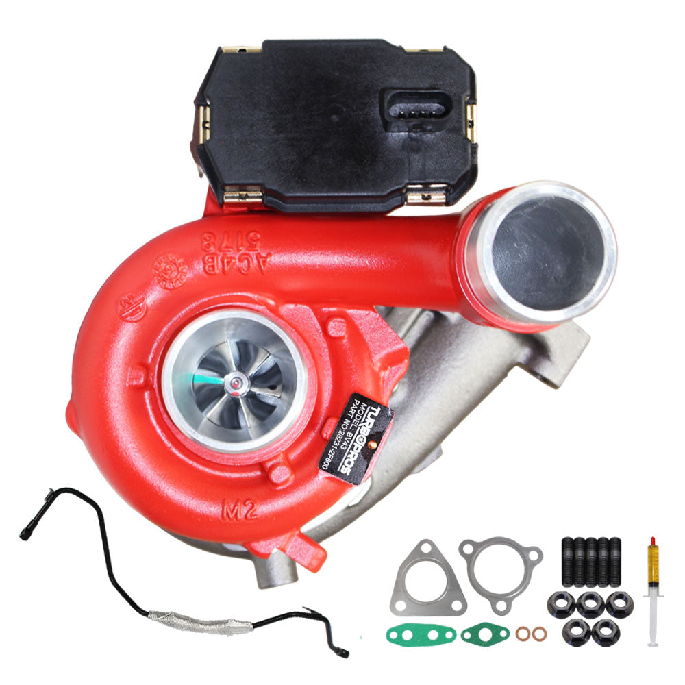 GEN1 High Flow Turbo Charger With Genuine Oil Feed Pipe For Hyundai Tu ...