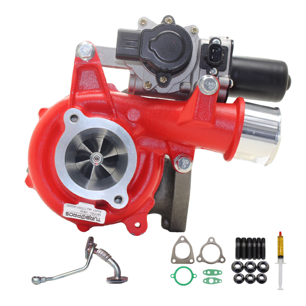 GEN1 High Flow Turbo Charger With Genuine Oil Feed Pipe For Toyota HiA ...