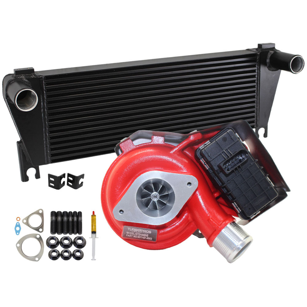 GEN1 High Flow Turbo Charger With 70mm Intercooler For Ford Ranger 2.2 ...