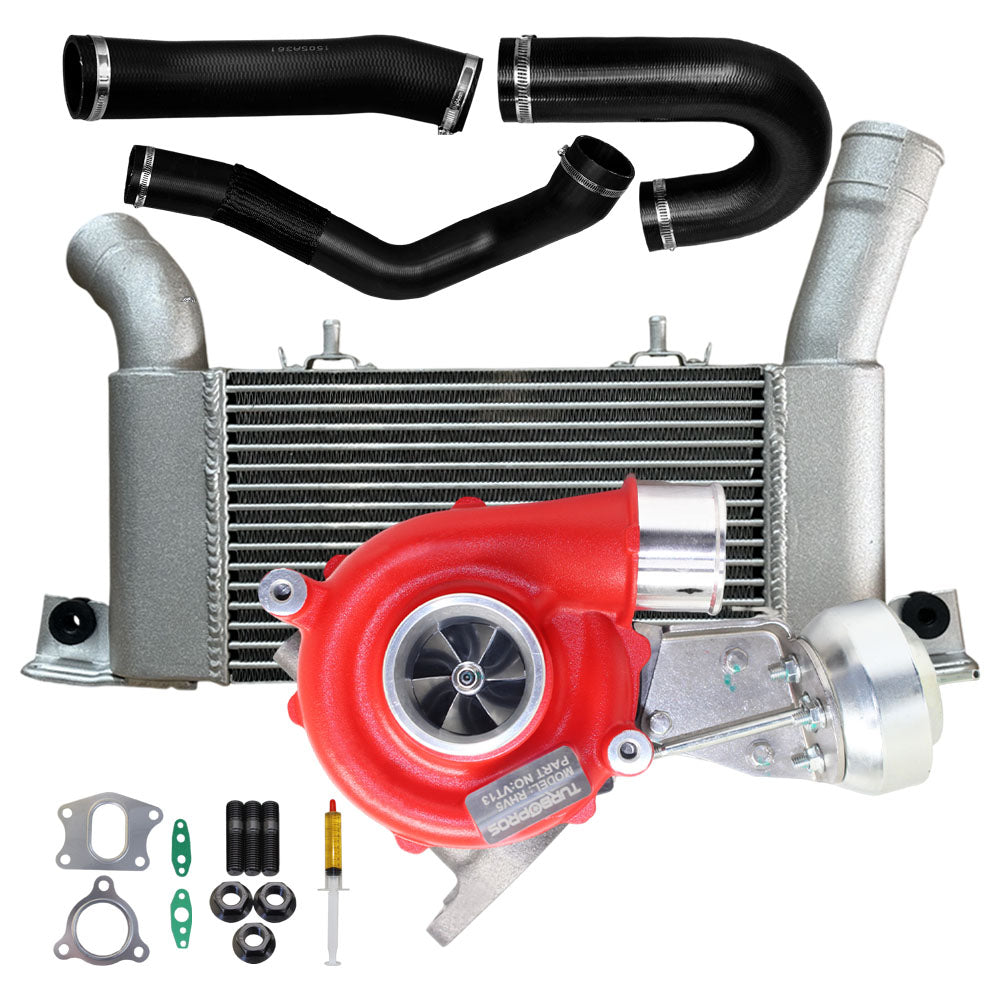 GEN1 High Flow VT13 Turbo Charger With 64mm Intercooler & Hoses For Mi ...