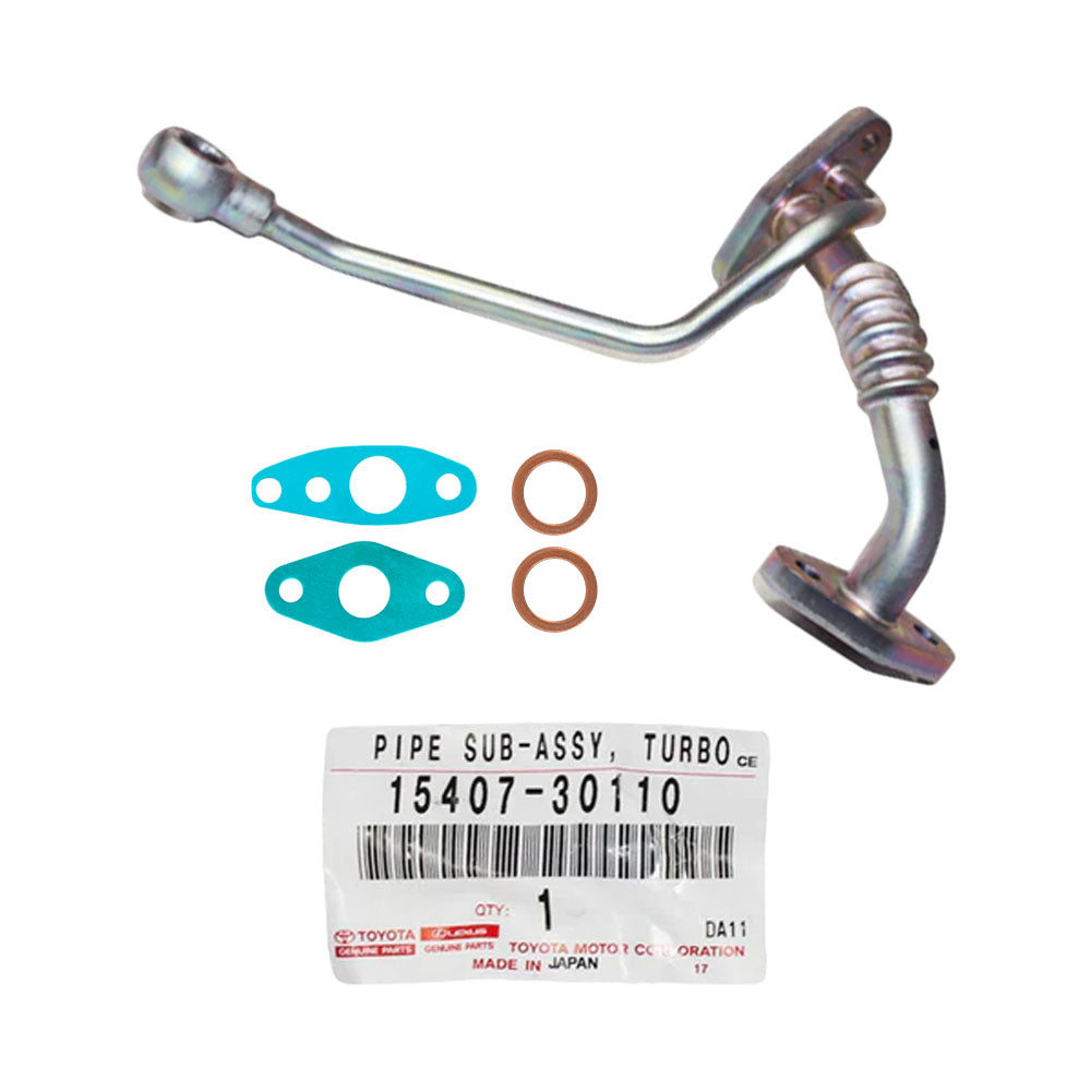 Genuine VB35 Turbo Charger Oil Feed & Return Pipe With Gaskets For Toy ...