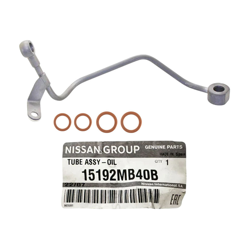 Genuine Turbo Charger Oil Feed Pipe With Gaskets For Nissan Navara D22 ...