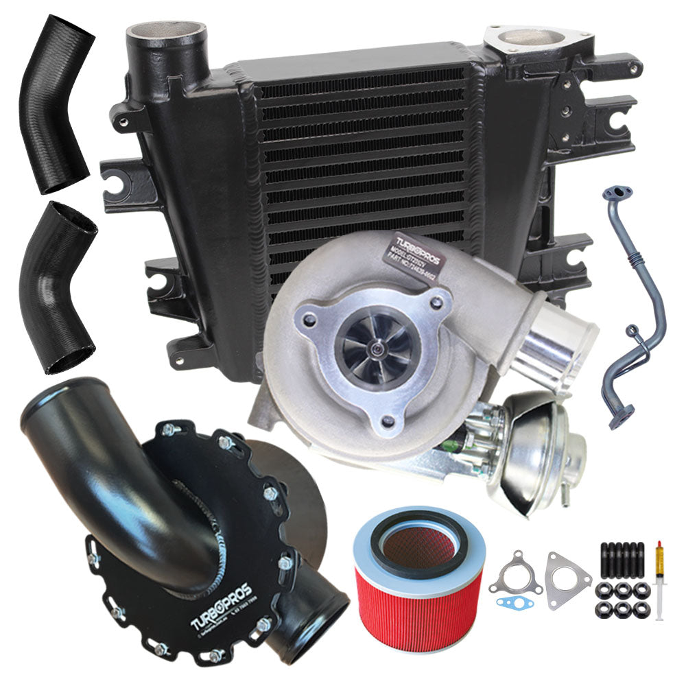 Upgrade Turbo, Intercooler and Air Box For Nissan Patrol ZD30 3.0L Fit ...