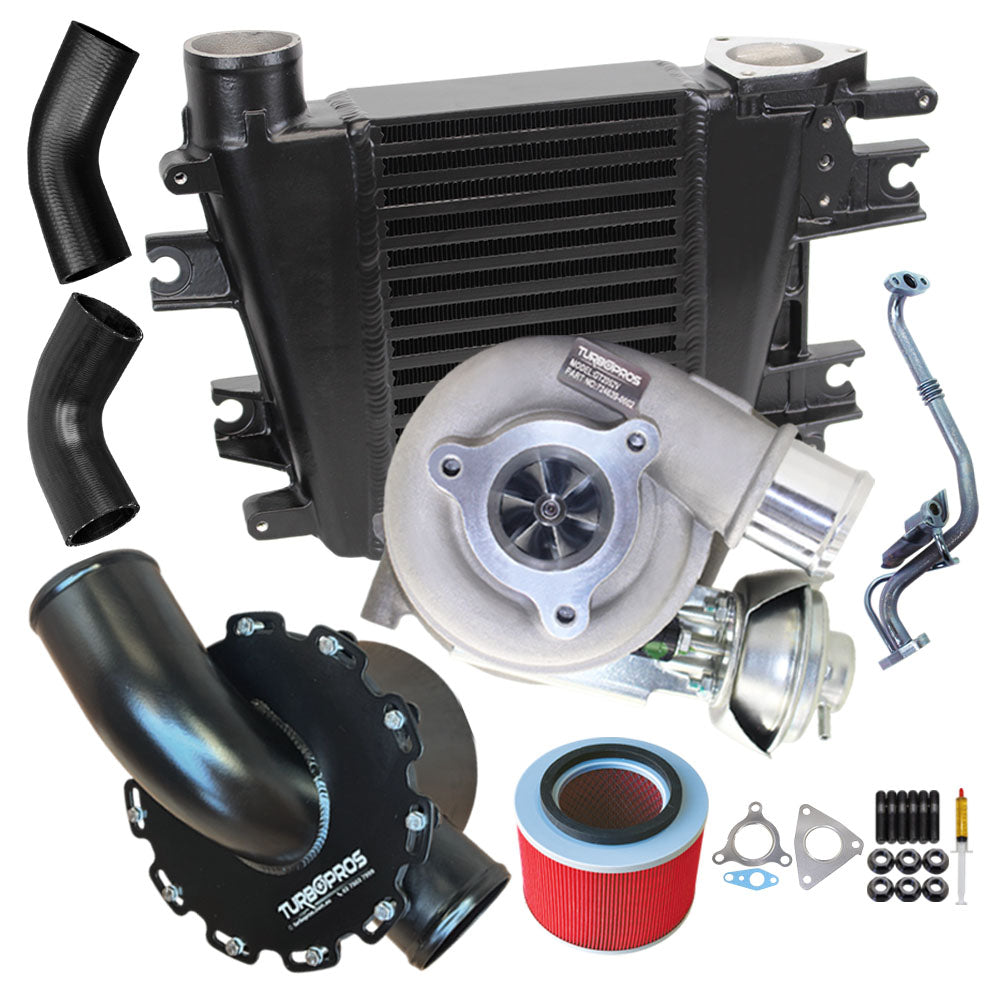 Upgrade Turbo, Intercooler and Air Box For Nissan Patrol GU ZD30 3.0L ...