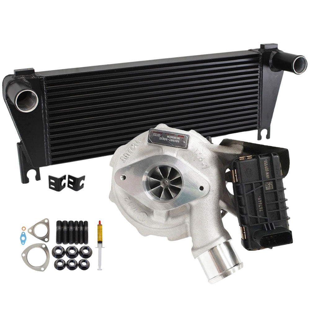 Garrett PowerMax Turbo Charger With Upgrade 70mm Intercooler For Ford ...