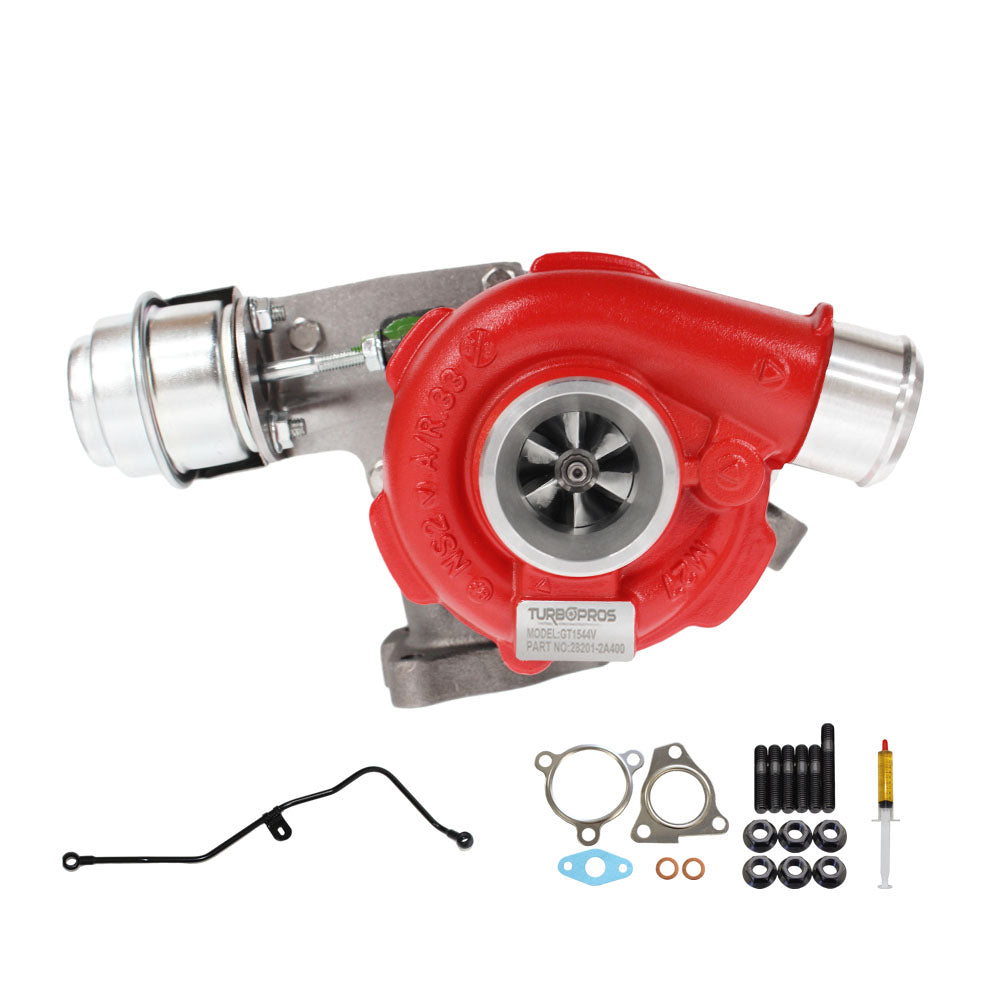 GEN1 High Flow Turbo Charger With Genuine Oil Feed Pipe For Hyundai Ac ...