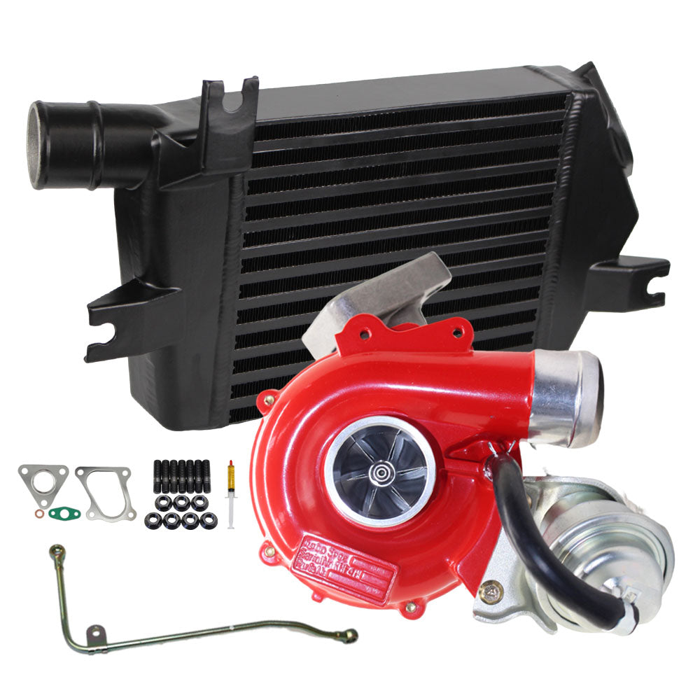 GEN1 High Flow Turbo Charger With 60mm Intercooler And Genuine Oil Fee ...